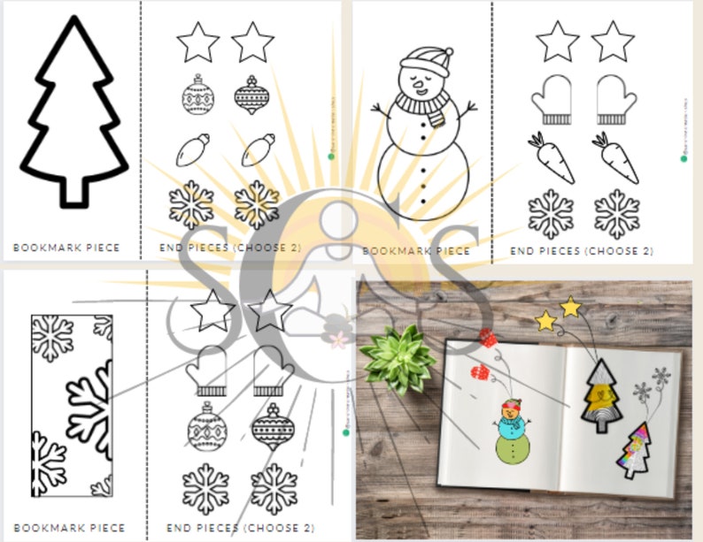 Winter Bookmark Craft Activity Printable Craft Activity Printable ...