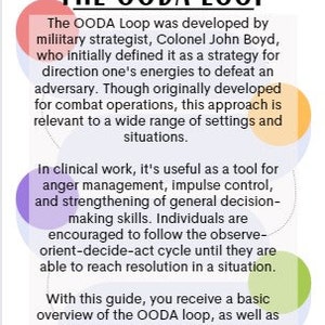 Worksheet Activity | OODA Loop Technique | Printable Worksheet Activity ...
