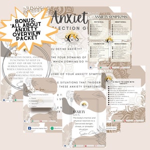 Anxiety Symptom Printable Worksheet | Body Scan Worksheet Activity ...