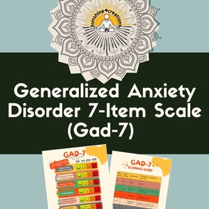 GAD-7 Assessment and Screener | Printable Assessment | Patient Health ...