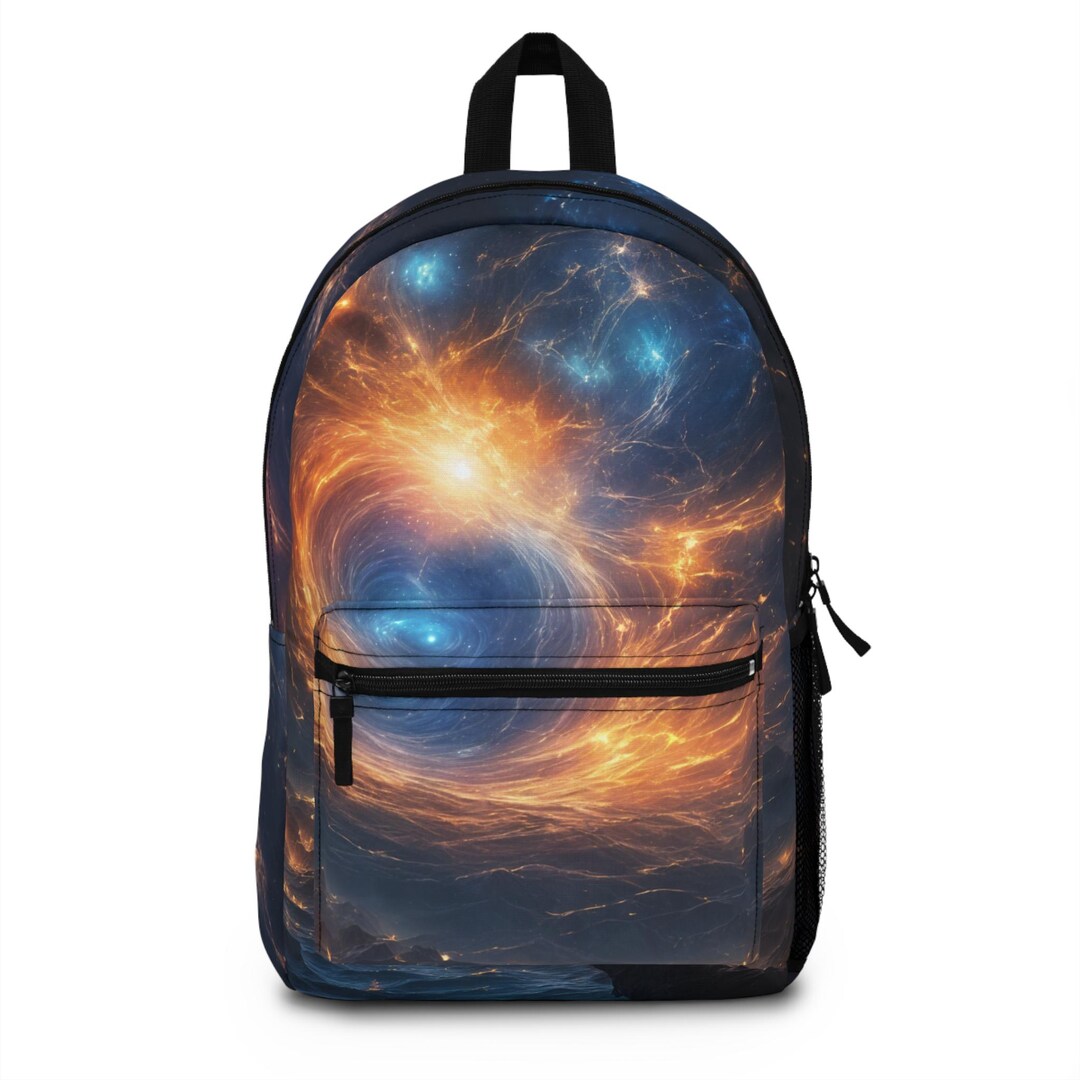 Backpack, Cosmic Ring of Fire Design, Space Lover Gift, Galaxy Backpack ...