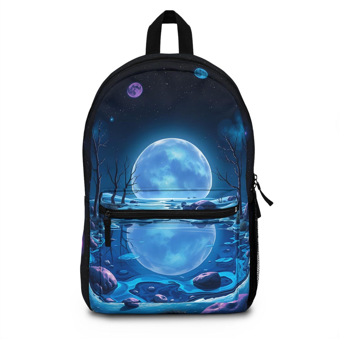 Mystical Night Backpack, Starry Sky Bag, Celestial Travel Pack, Galaxy ...