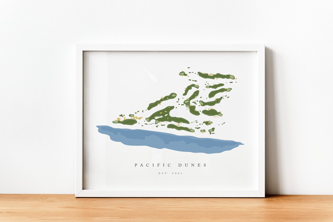 Pacific Dunes | Golf Course | Digital Download | Golf Course ...