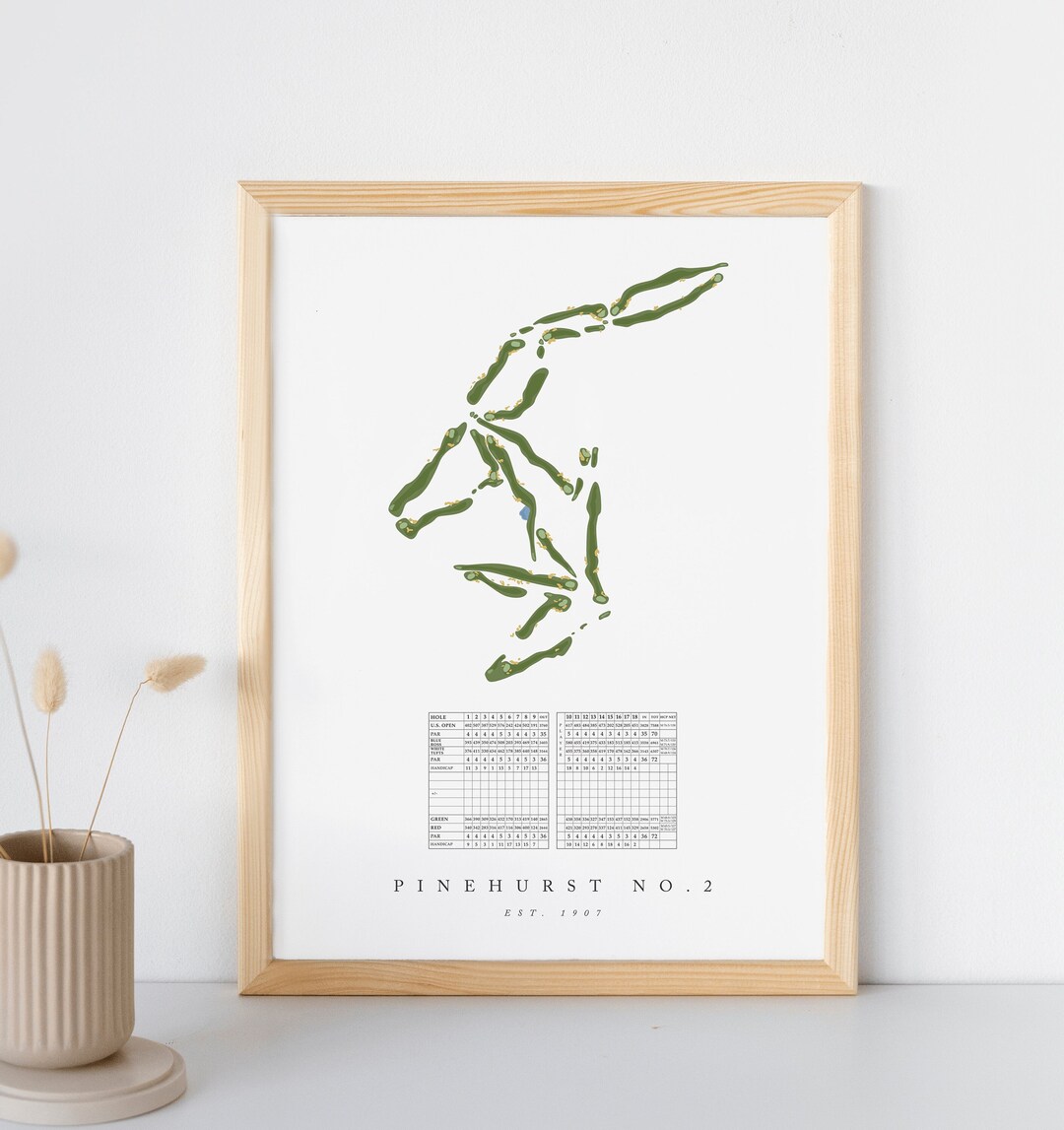 Pinehurst No. 2 | Golf Course | Golf Course Layout | Golf Course ...