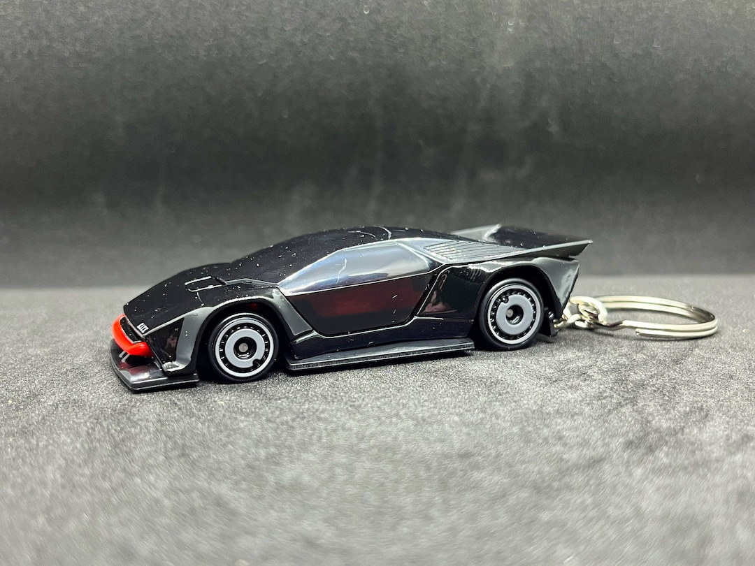 HW K.I.T.T Concept Novelty Keychain Made From 1/64 Diecast Model Scale ...