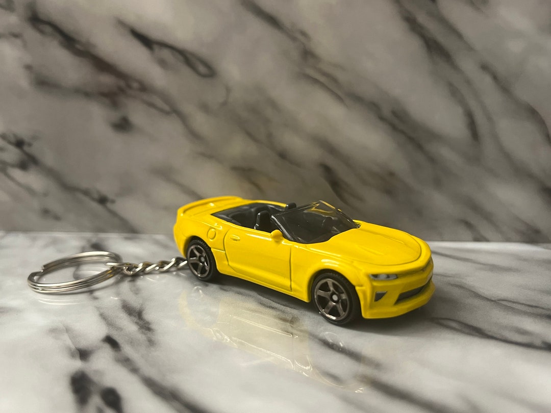 16 Chevy Camaro Convertible Novelty Keychain Made From 1/64 Diecast ...