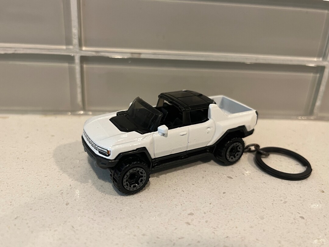 GMC Hummer EV Novelty Keychain Made From 1/64 Diecast Model Scale Car ...