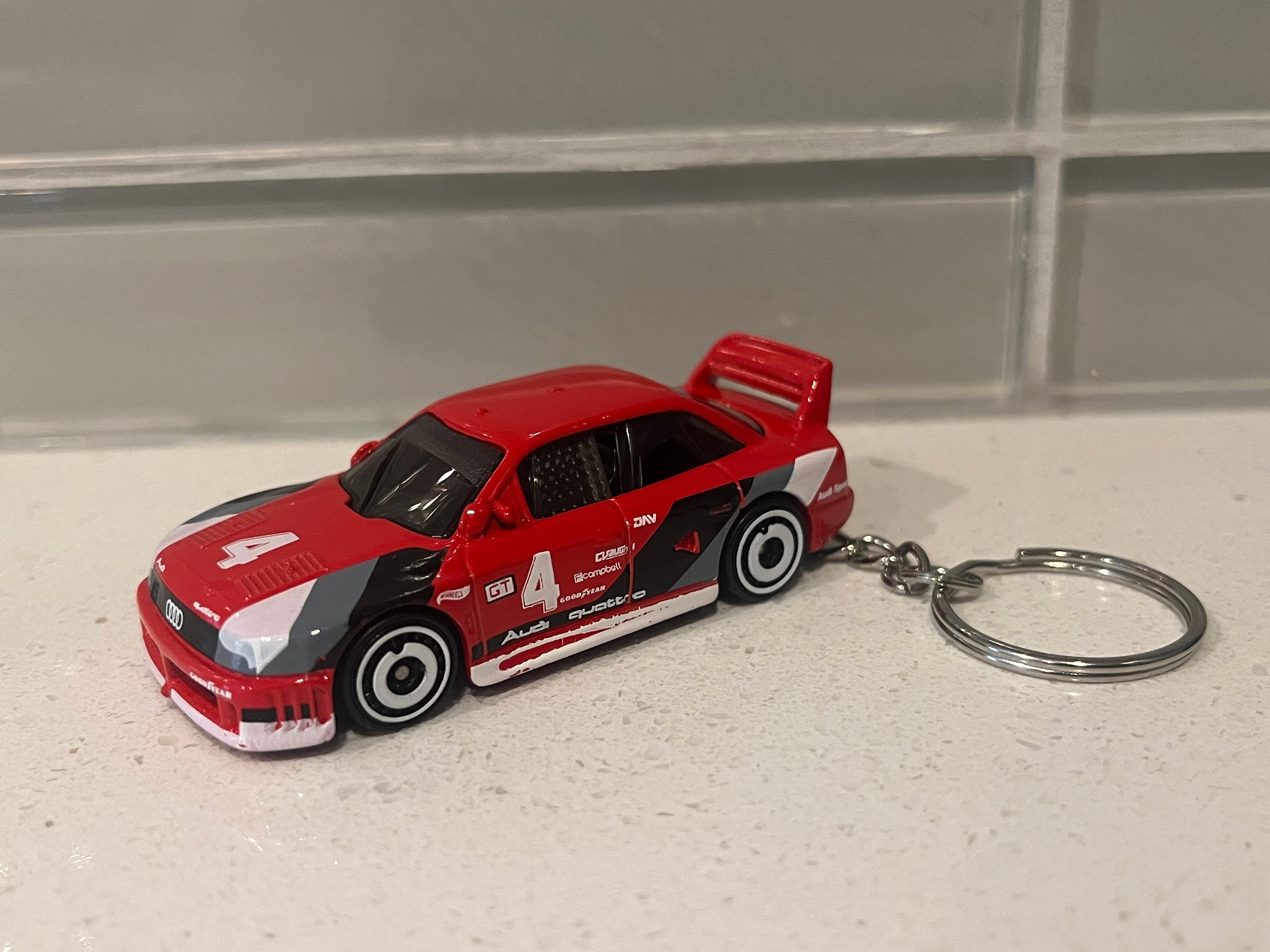 Audi ‘90 Quattro Novelty Keychain Made From 1/64 Diecast Model Scale ...