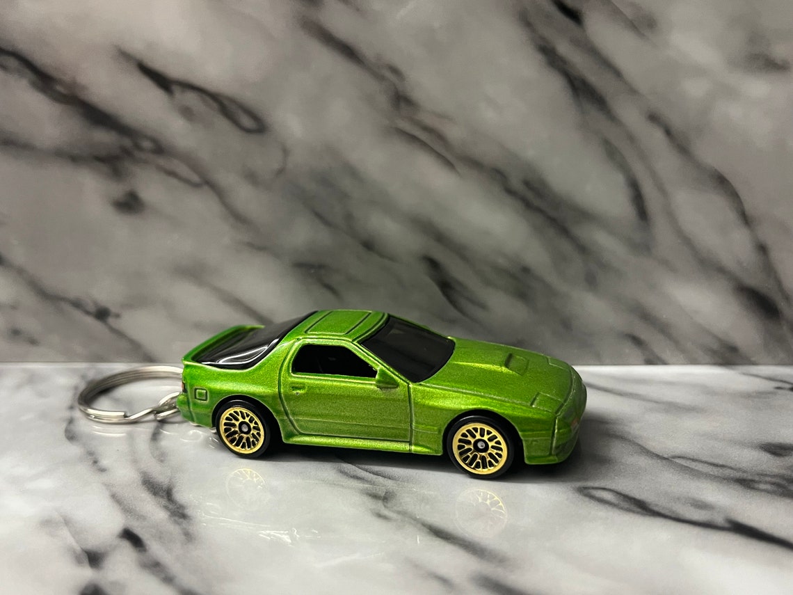 89 Mazda Savanna RX-7 FC3S Novelty Keychain Made From 1/64 Diecast ...