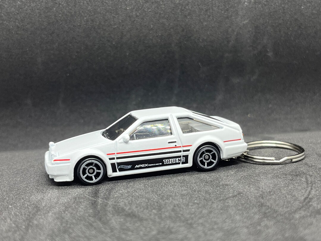 Toyota AE86 Sprinter Treuno Novelty Keychain Made From 1/64 Diecast ...