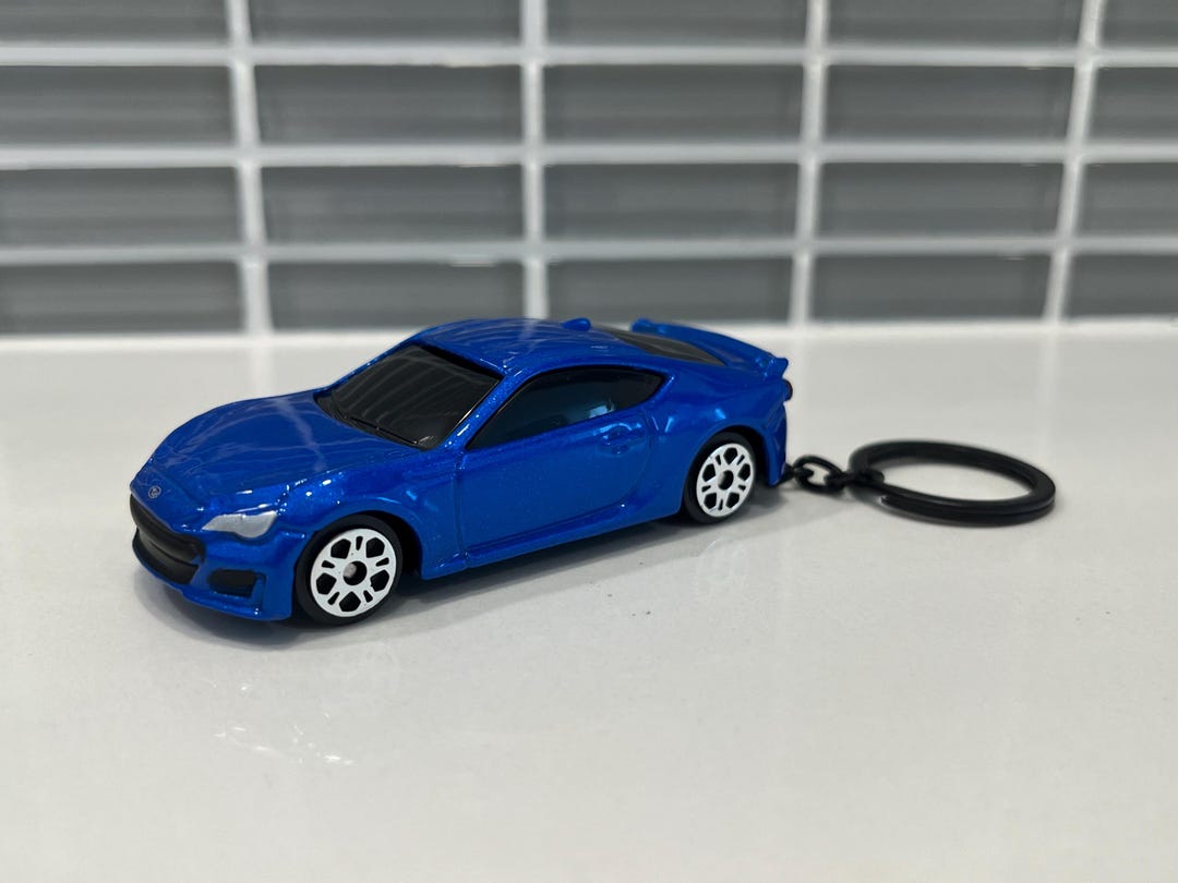 2019 Subaru BRZ Novelty Keychain Made From 1/64 Diecast Model Scale Car ...