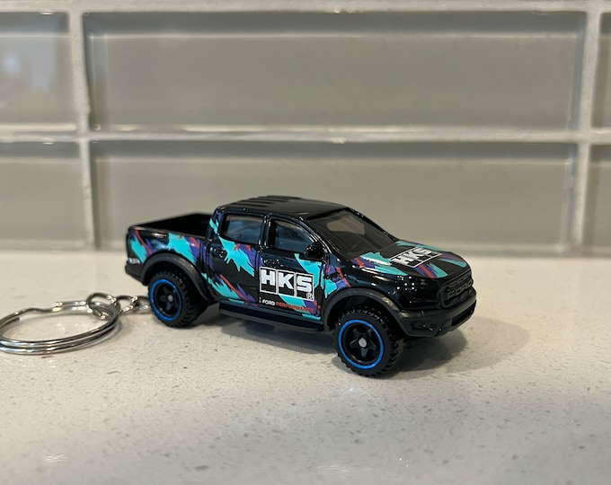 2019 Ford Ranger Raptor Novelty Keychain Made From 1/64 Diecast Model ...