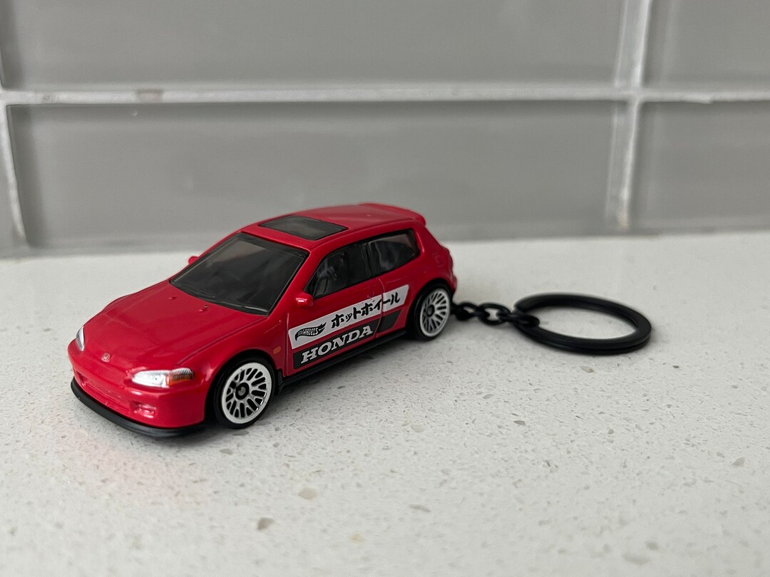 92 Honda Civic EG Novelty Keychain Made From 1/64 Diecast Model Scale ...