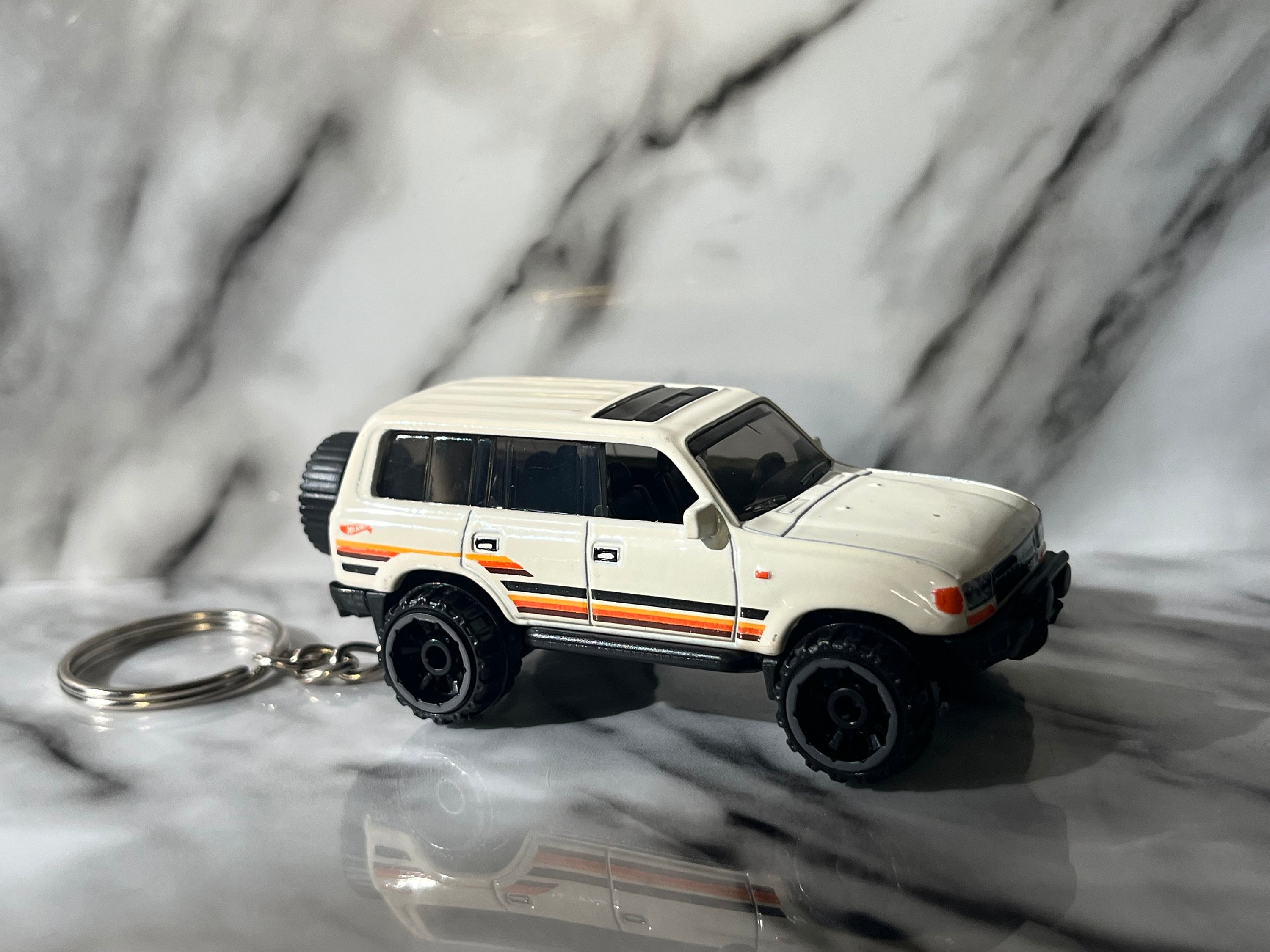 Toyota Land Cruiser 80 Novelty Keychain Made From 1/64 Diecast - Etsy