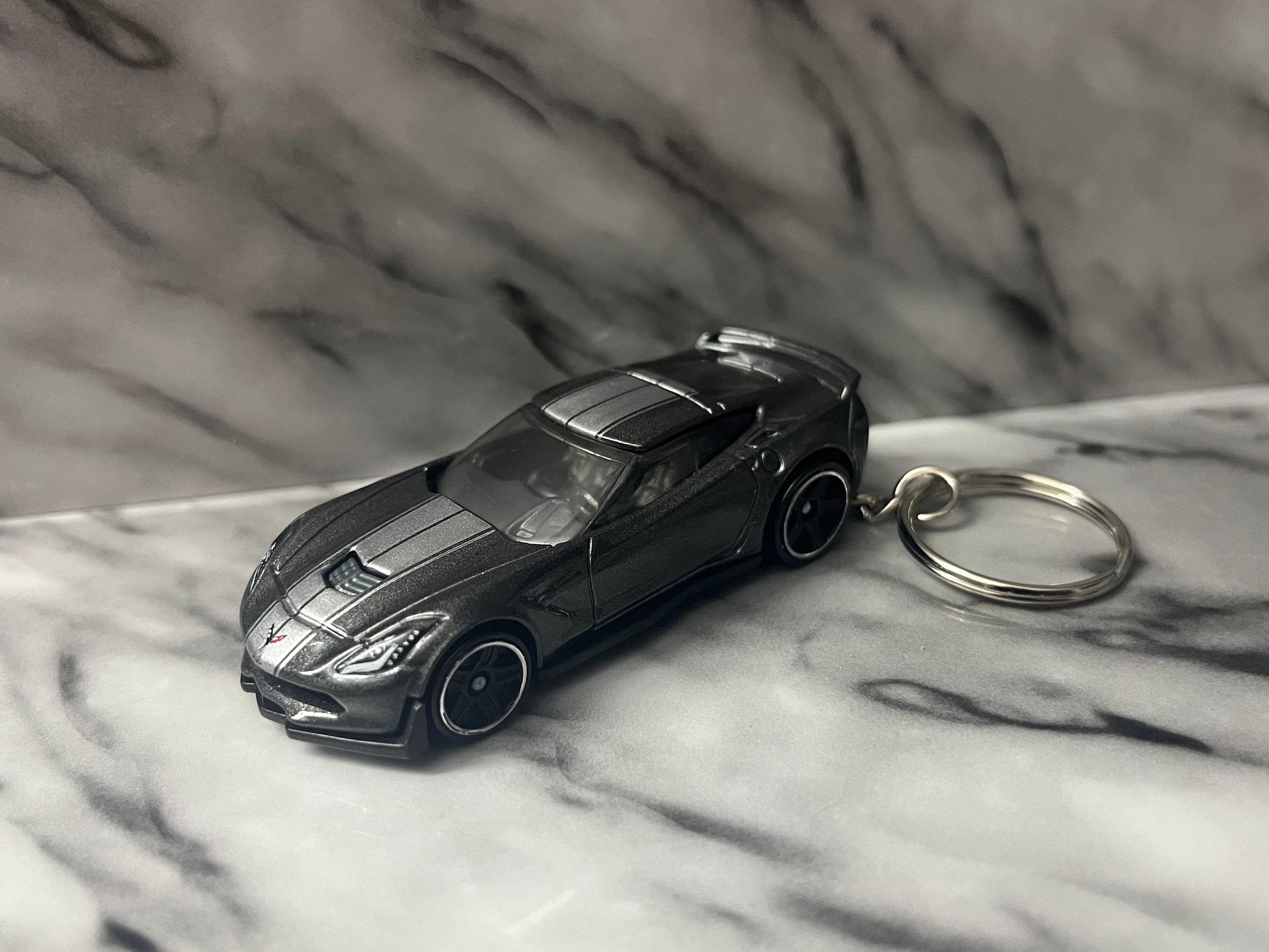 Corvette C7 Z06 Convertible Novelty Keychain Made From 1/64 Diecast ...