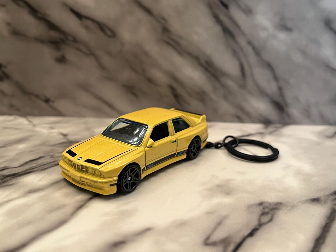 92 BMW M3 Novelty Keychain Made From 1/64 Diecast Model Scale Car - Etsy
