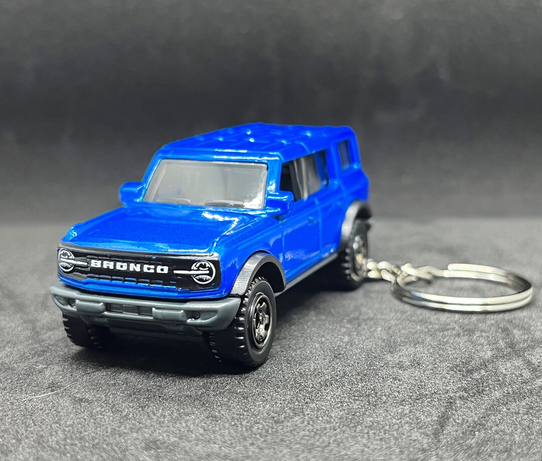 2021 Ford Bronco Novelty Keychain Made From 1/64 Scale Diecast Model ...