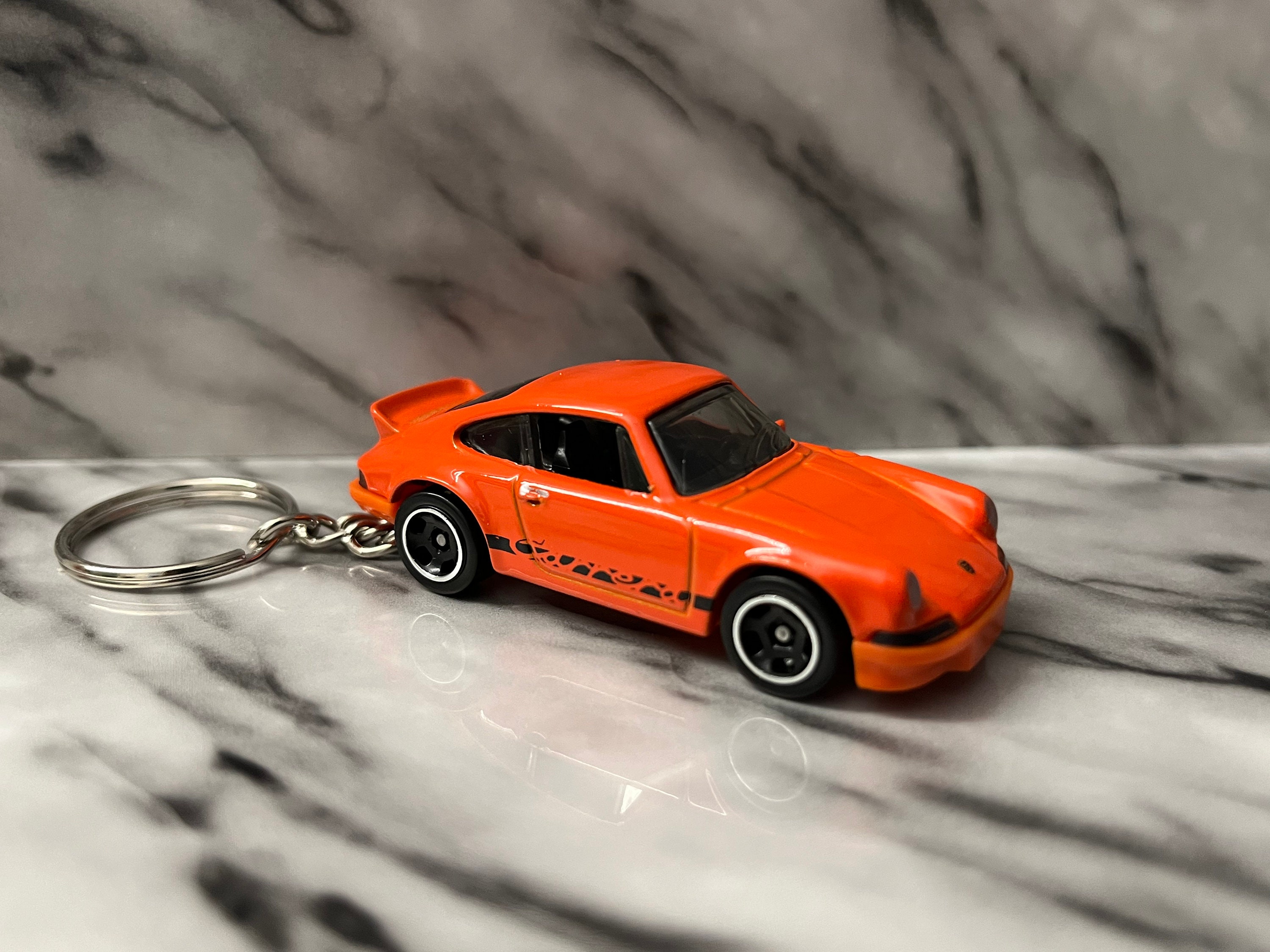 Porsche 911 Carrera RS 2.7 Novelty Keychain Made With 1/64 - Etsy