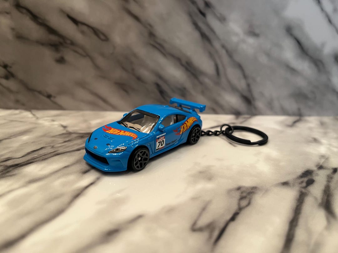 Toyota GR86 CUP Novelty Keychain Made From 1/64 Diecast Model Scale Car ...