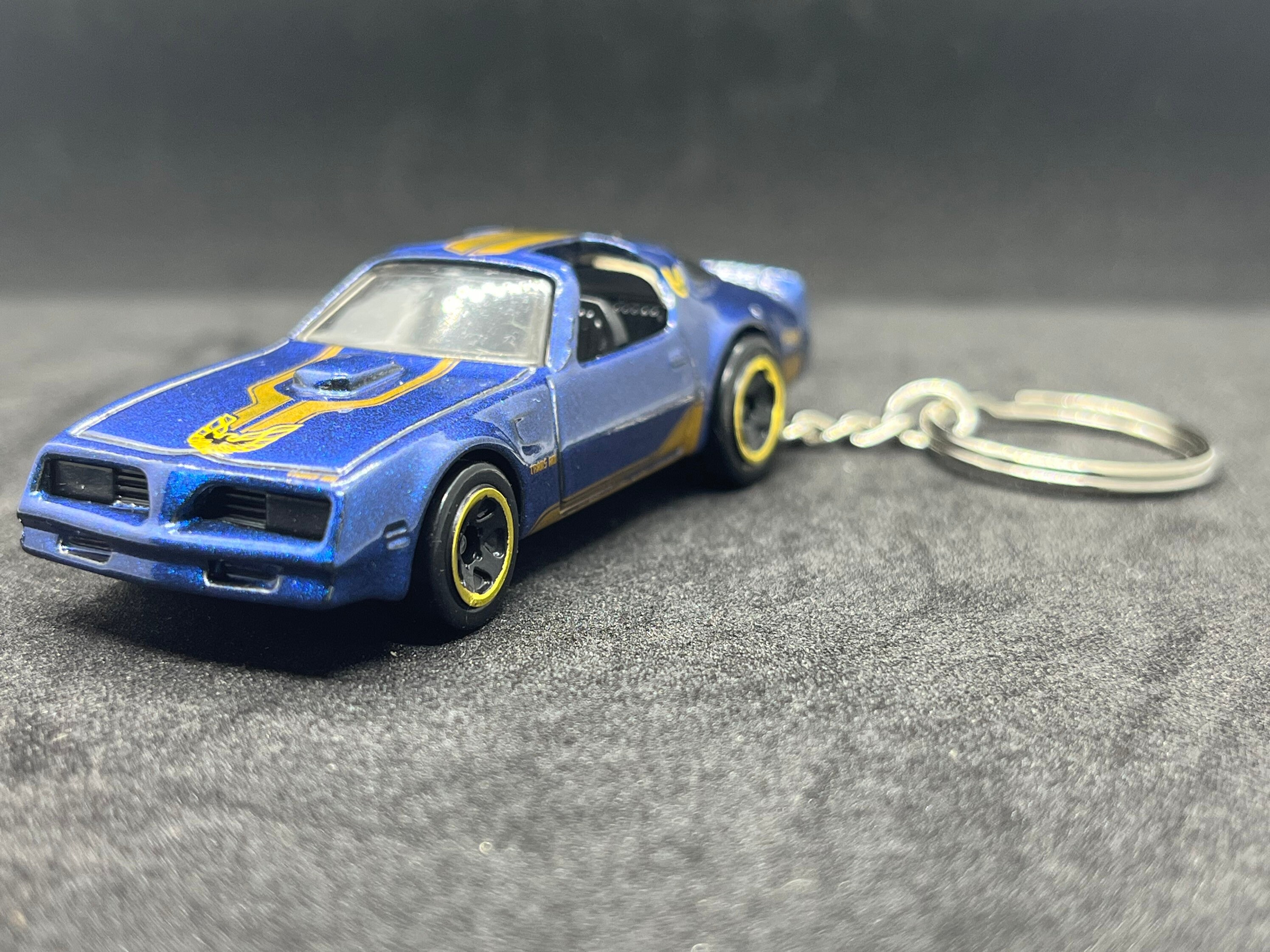 Pontiac Hot Bird Novelty Keychain Made From 1/64 Diecast Model Scale ...