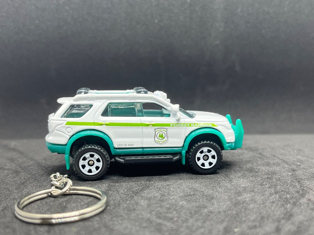 Ford Explorer Forest Ranger Novelty Keychain Made From 1/64 Diecast ...