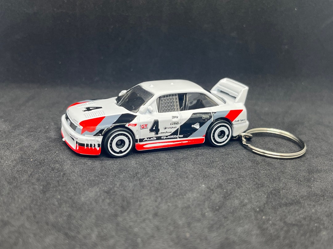 Audi ‘90 Quattro Novelty Keychain Made From 1/64 Diecast Model Scale ...