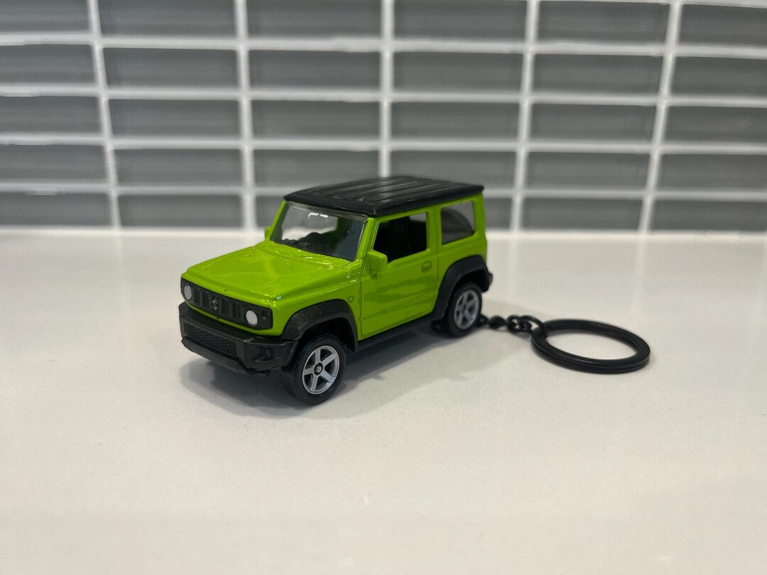 Suzuki Jimmy Novelty Keychain Made From 1/64 Diecast Model Scale Car - Etsy