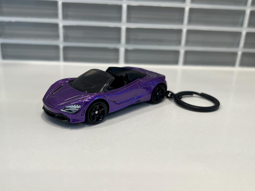 2019 Mclaren 720s Spider Novelty Keychain Made From 1/64 Diecast Model ...