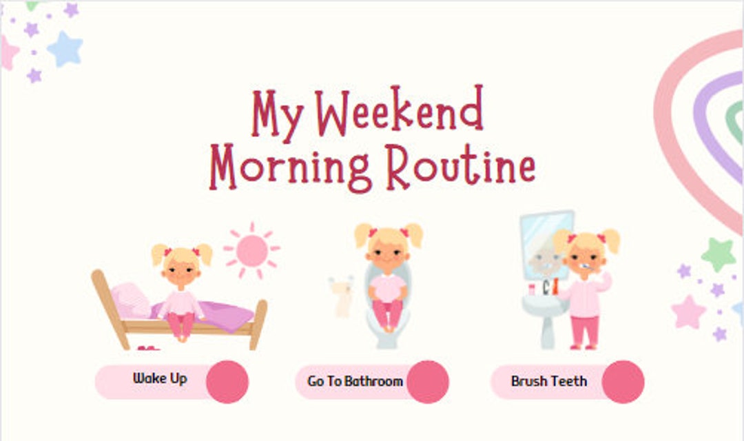 Weekend Routine, Kids Checklist, to Do List - Etsy