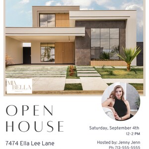 Open House Instagram Post Template - Etsy