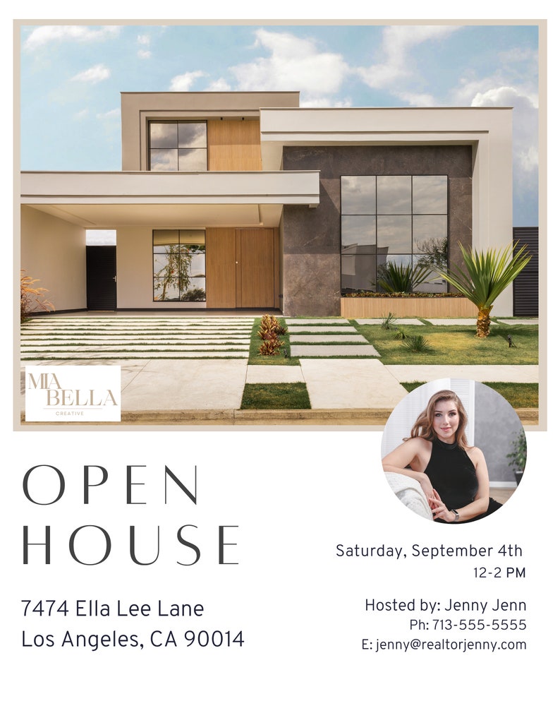 Open House Instagram Post Template - Etsy