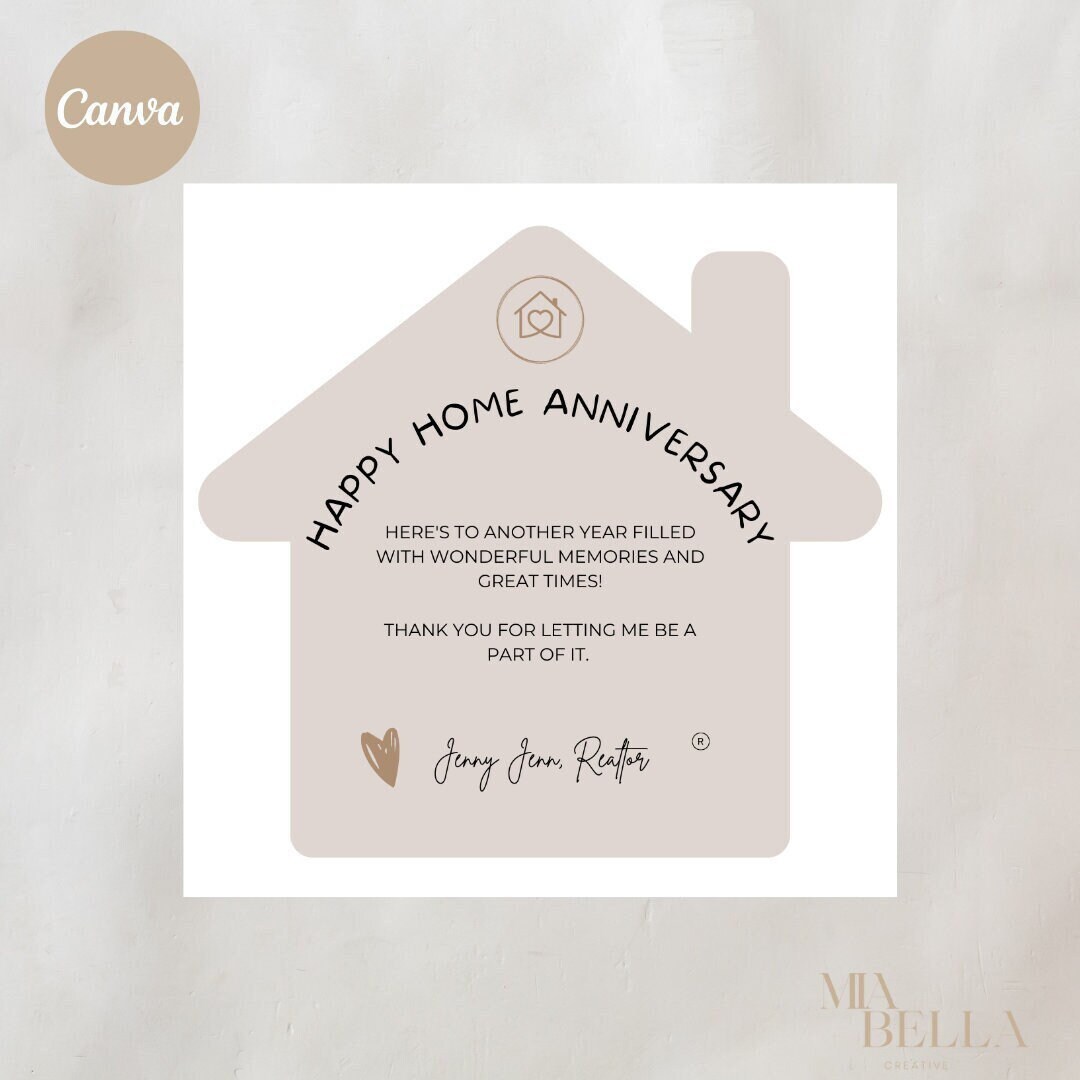House Anniversary - Etsy