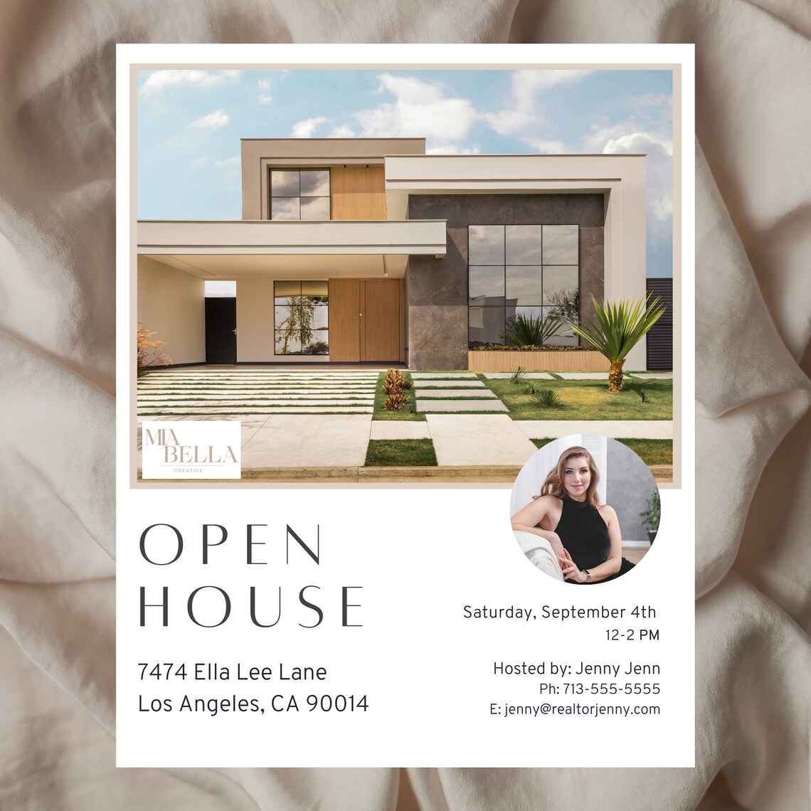 Open House Instagram Post Template - Etsy