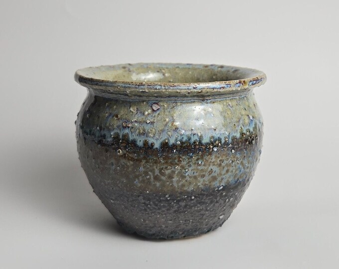 Handmade 4" Rustic Style Ceramic Plant Pot With Drainage Hole ...