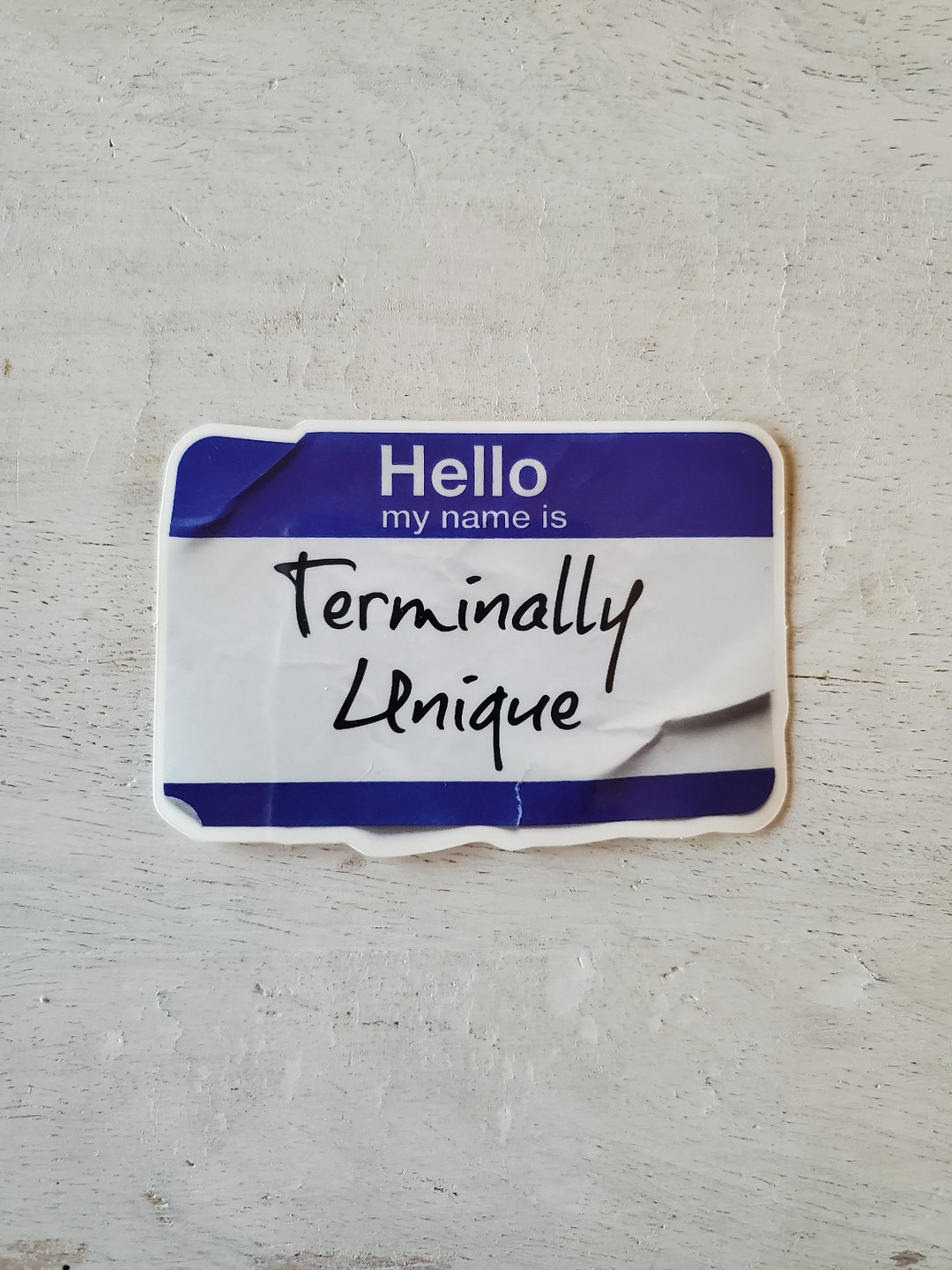 Terminally Unique, Custom Vinyl Sticker, AA Stickers, Recovery Stickers ...