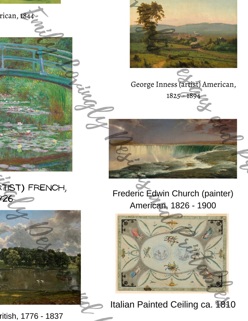 Miniature Gallery Paintings Miniature Art, Dollhouse Paintings - Etsy