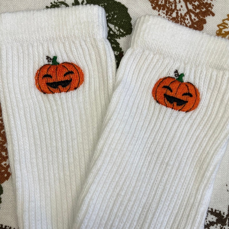 Embroidered Socks - Etsy