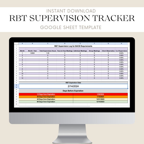 Supervision Tracker Logs - Etsy