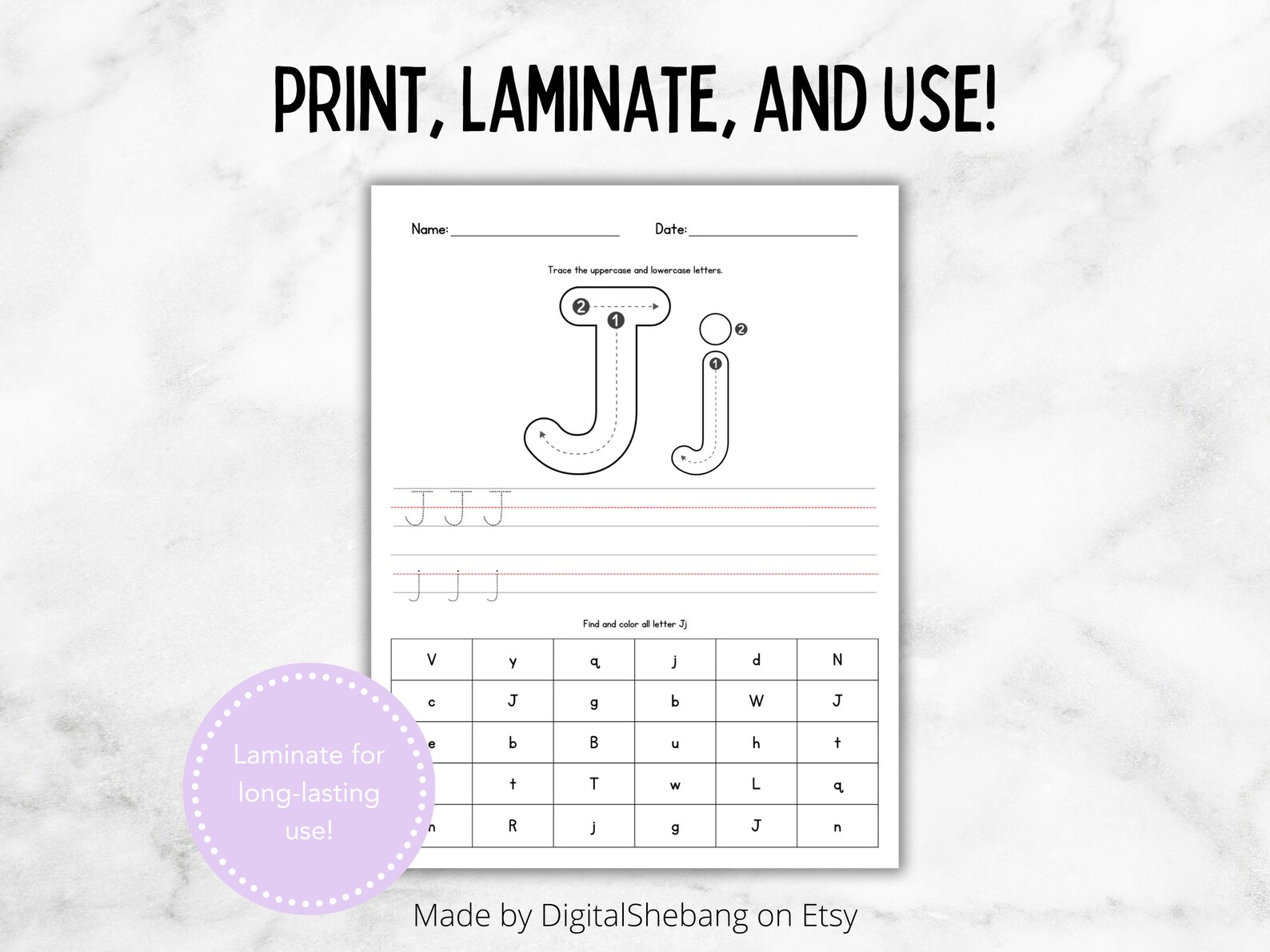 Alphabet Worksheet, Tracing Letters, Handwriting, Toddler ABC ...