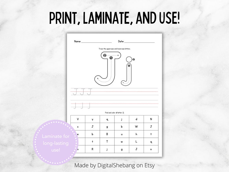 Alphabet Worksheet, Tracing Letters, Handwriting, Toddler ABC ...