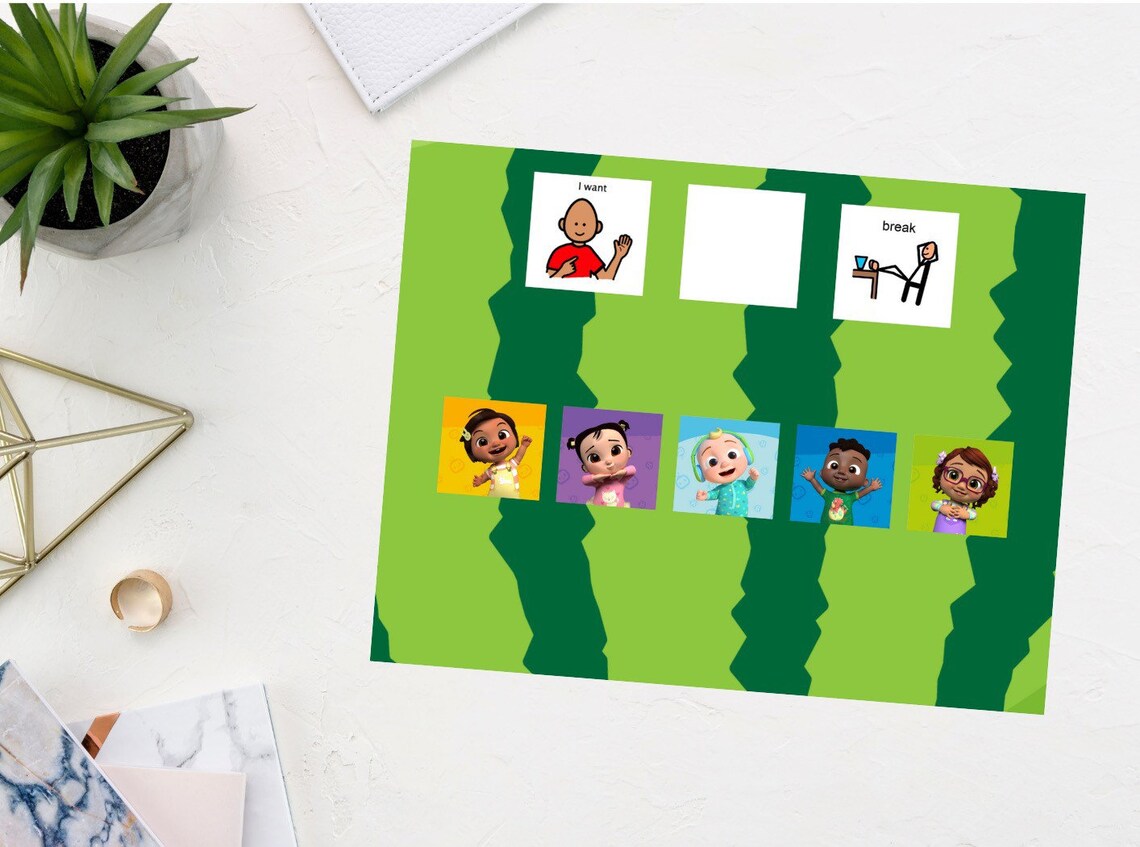 5 Cocomelon Token Board Printable Token Board Reward System - Etsy