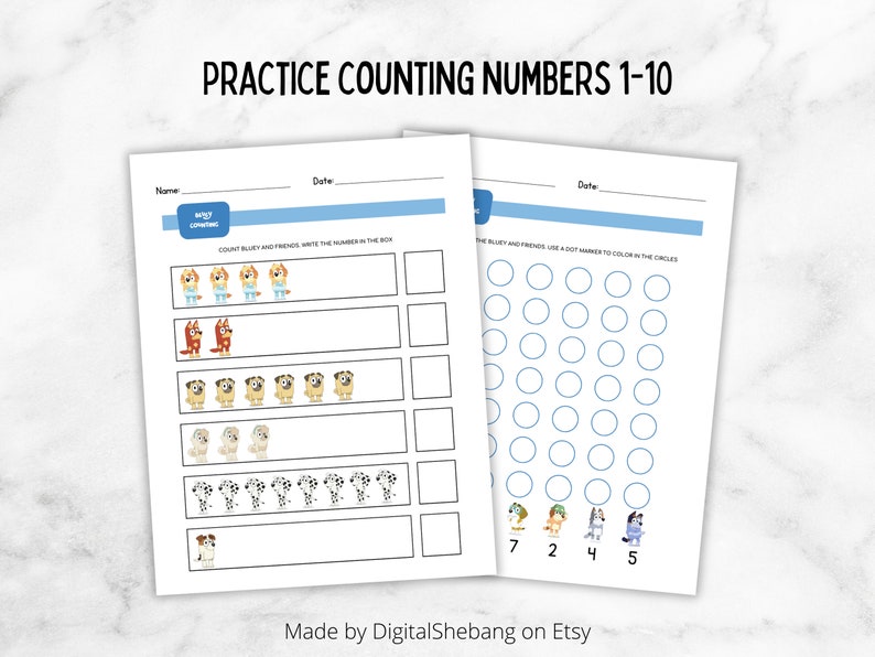 Bluey Worksheet, Bluey Activity, Pattern Worksheet, Addition ...