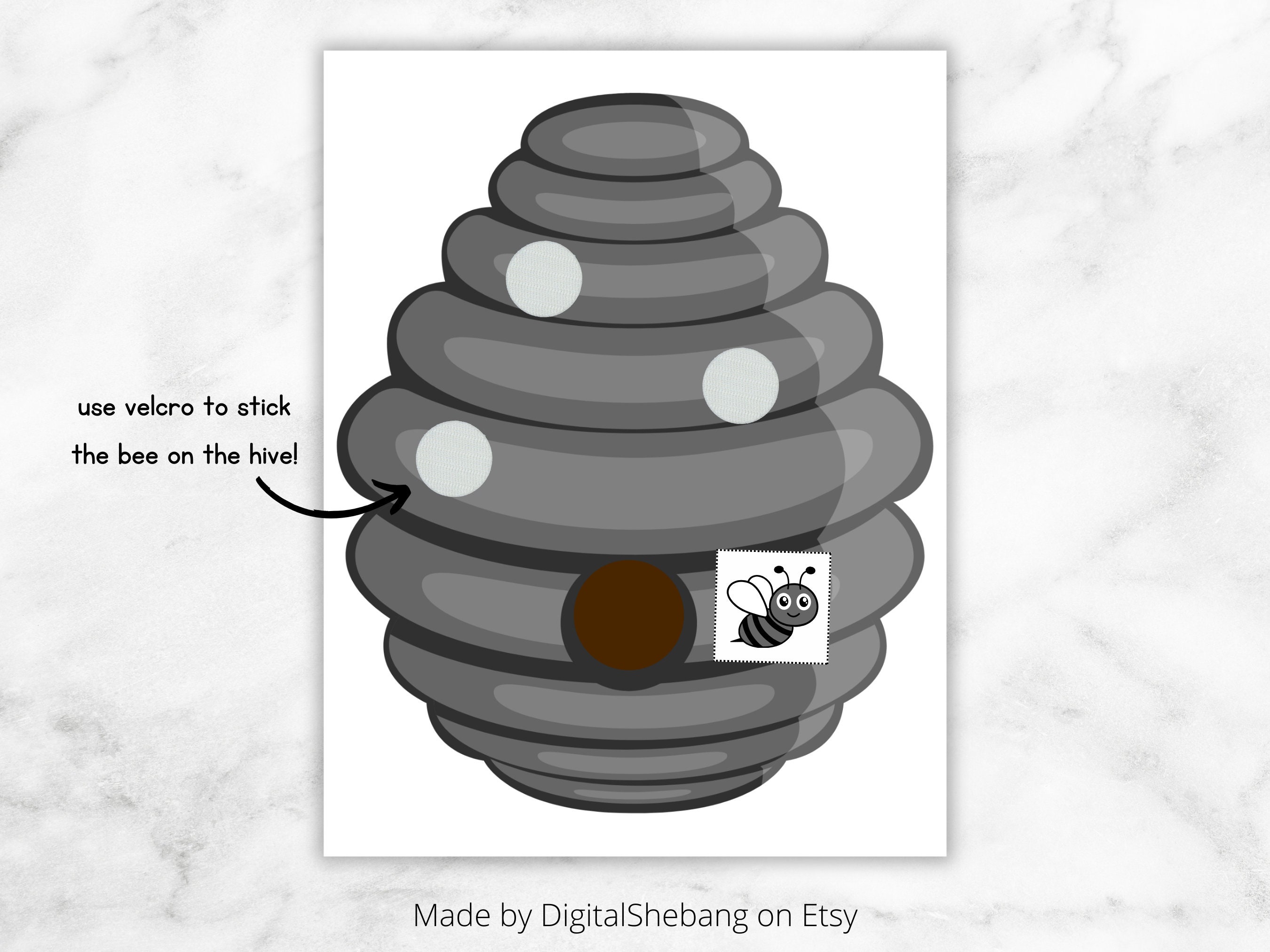 Bee Hive Color Sorting Activity, Matching Coloring Activity, 11 Color ...