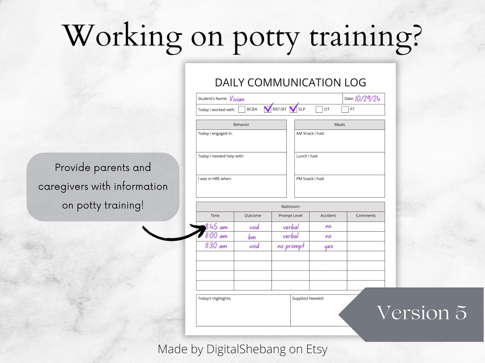 Daily Communication Log, IEP Daily Communication Log, IEP Parent ...