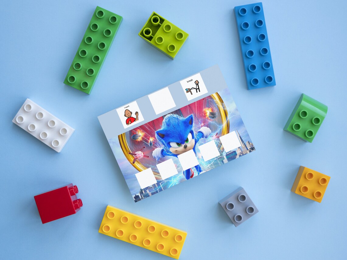 Sonic the Hedgehog Token Board, Sonic Behavior Chart, ABA Resources ...