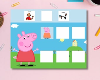 Peppa Pig Board - Etsy