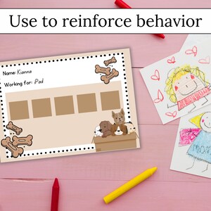 Dog Theme Token Board for Special Education ABA Materials Dog Token ...