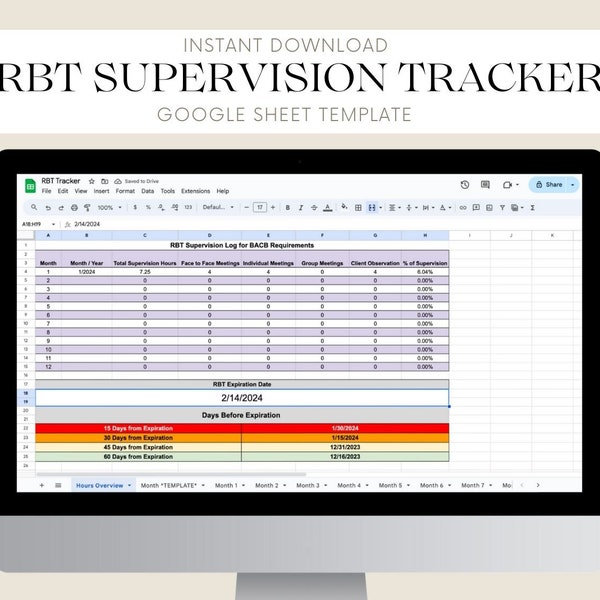 Supervision Tracker Logs - Etsy