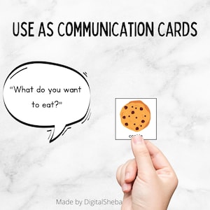 Food & Drink PECS Icons, Food Pecs Communication Cards, Nonverbal ...