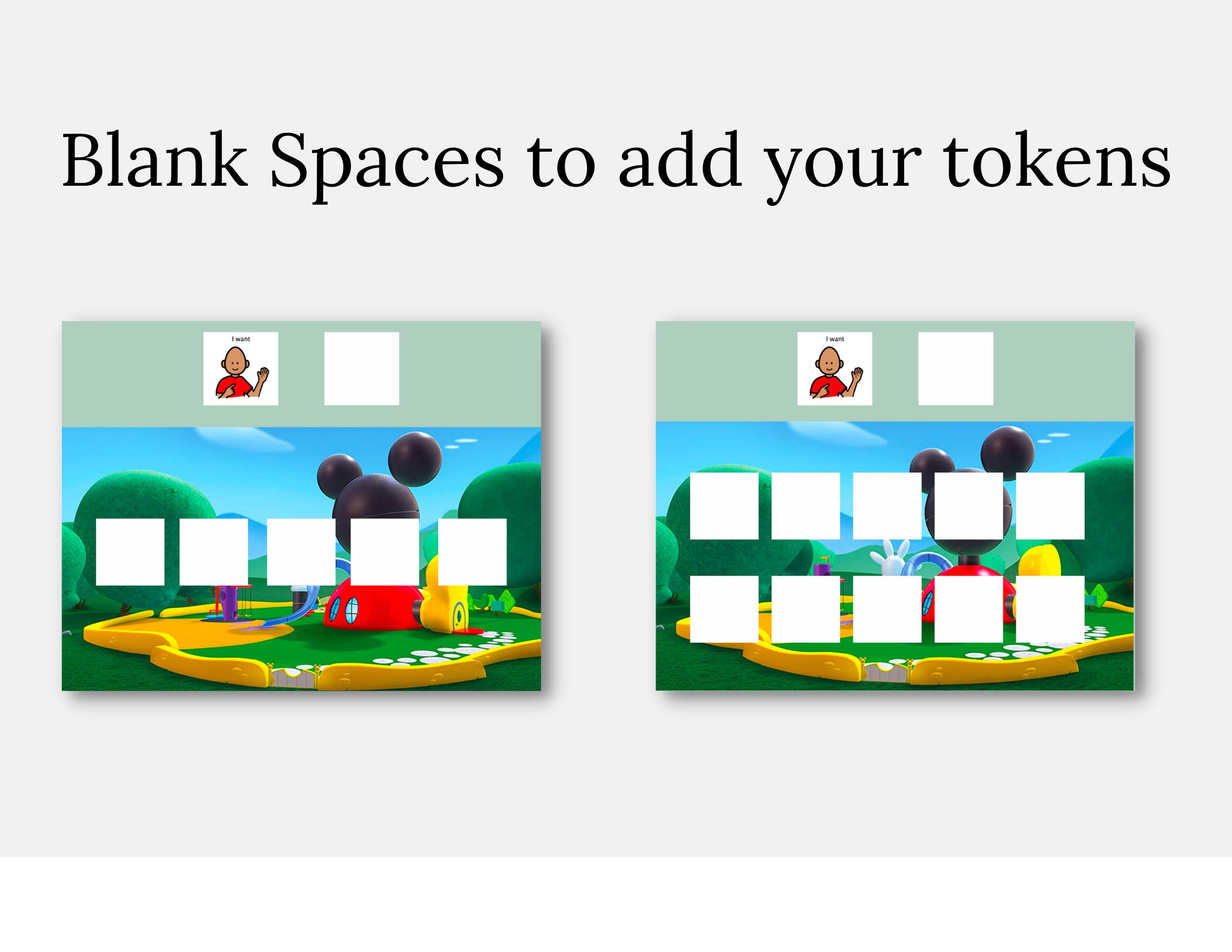 Mickey Mouse Clubhouse Token Board Reward System Token - Etsy UK